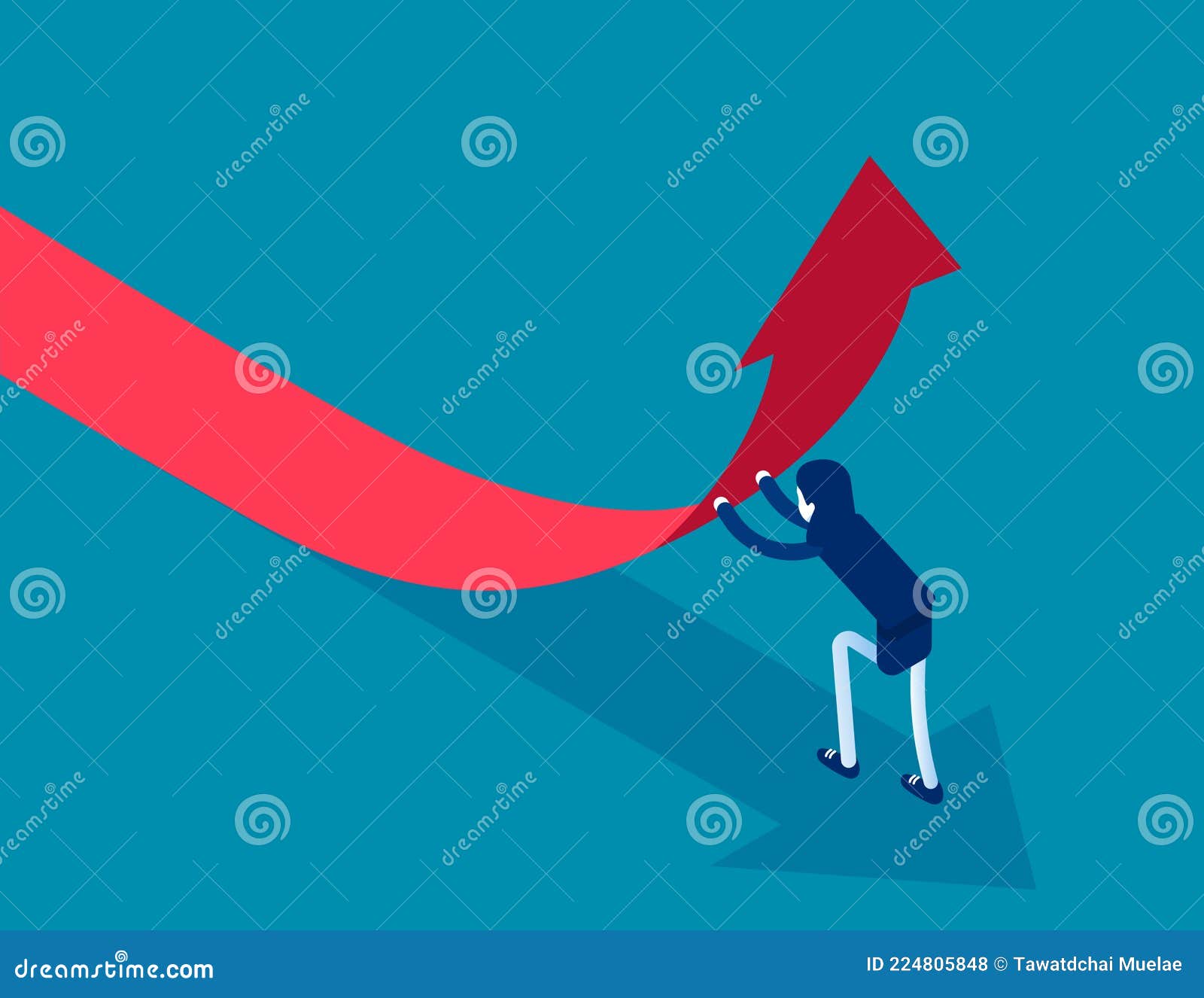 Change the Direction of the Arrow. Improvement Business Concept Stock ...