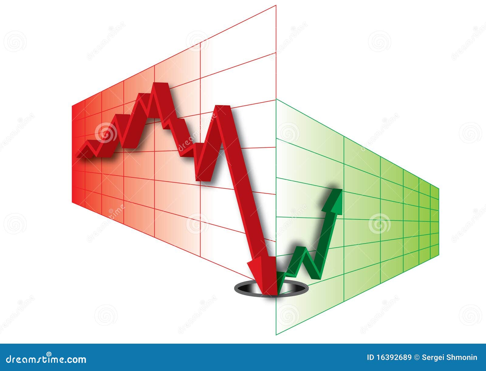 Change of Direction Diagram Stock Illustration - Illustration of market ...