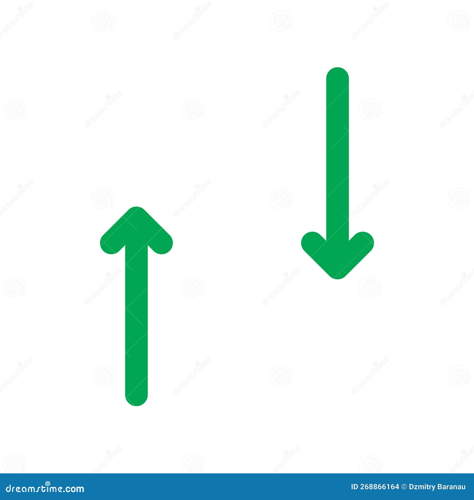 Change Direction Icon Line Isolated on White Background. Black Flat ...