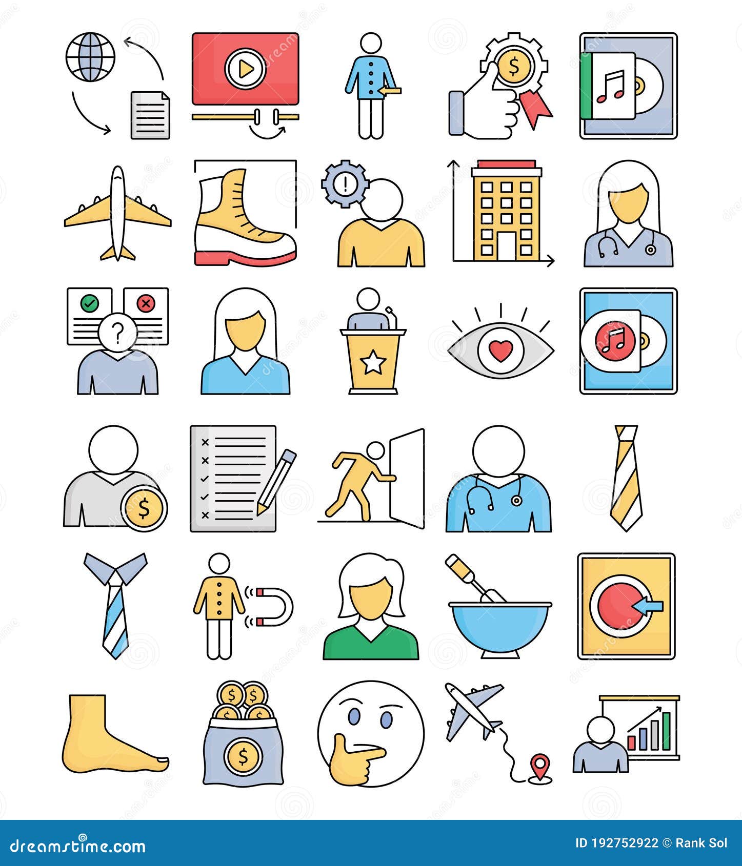 Change Fill Inside Vector Icon Which Can Easily Modify or Edit Stock ...