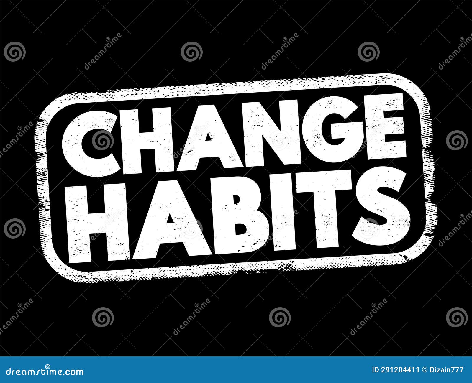 Change And Habits In Balance - Pictured As A Scale And Words Change ...