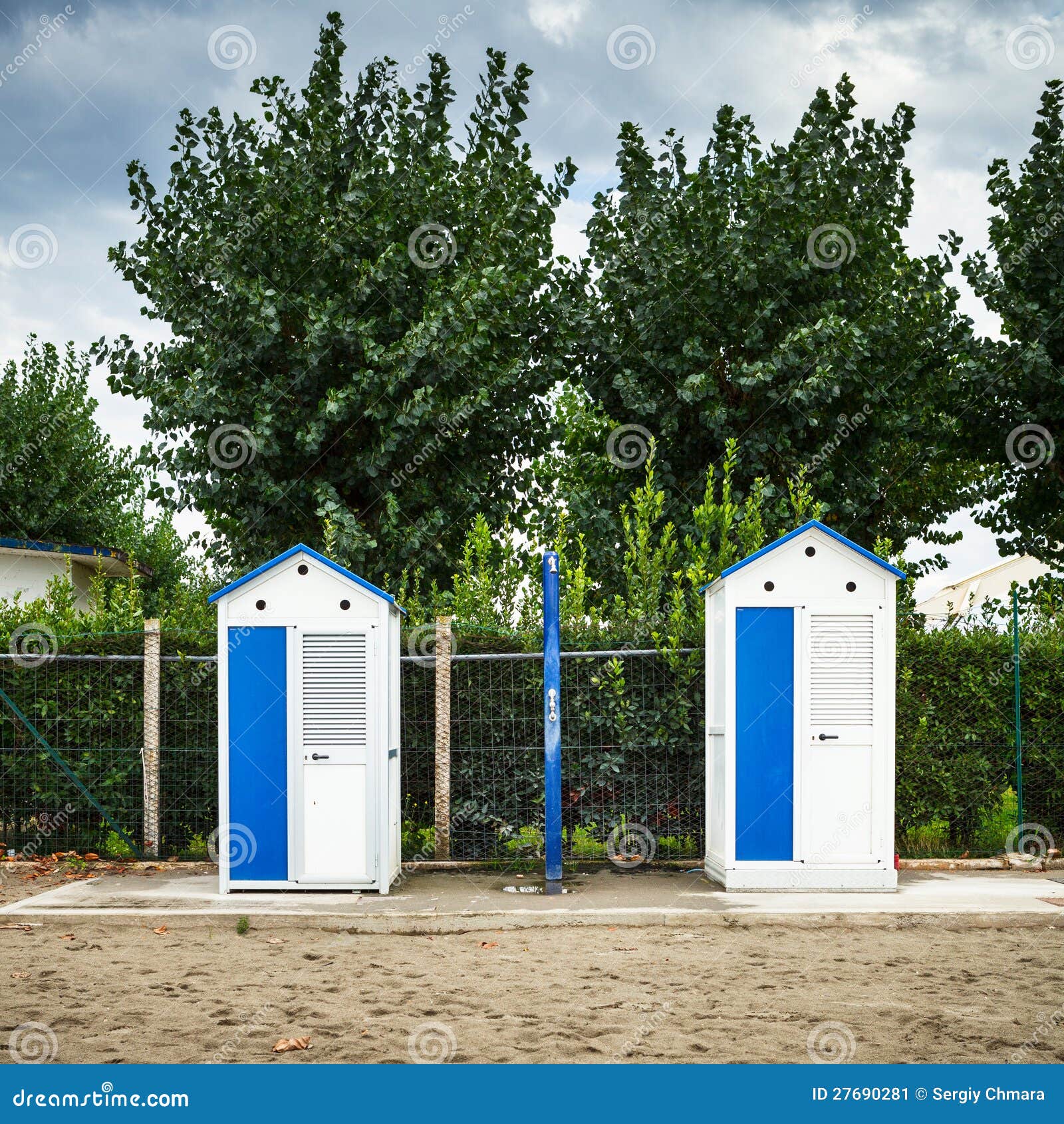 Change houses stock image. Image of clouds, season, change - 27690281