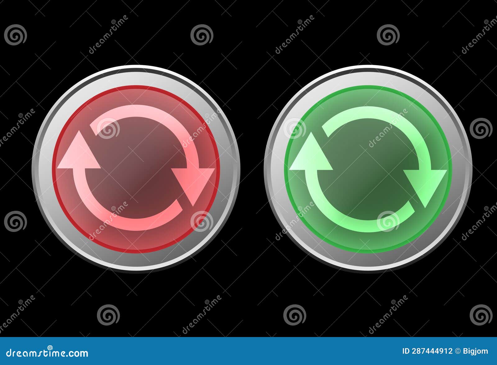 Change Icon Button. Reverse Arrow Symbol. Refresh Sign Stock Vector ...