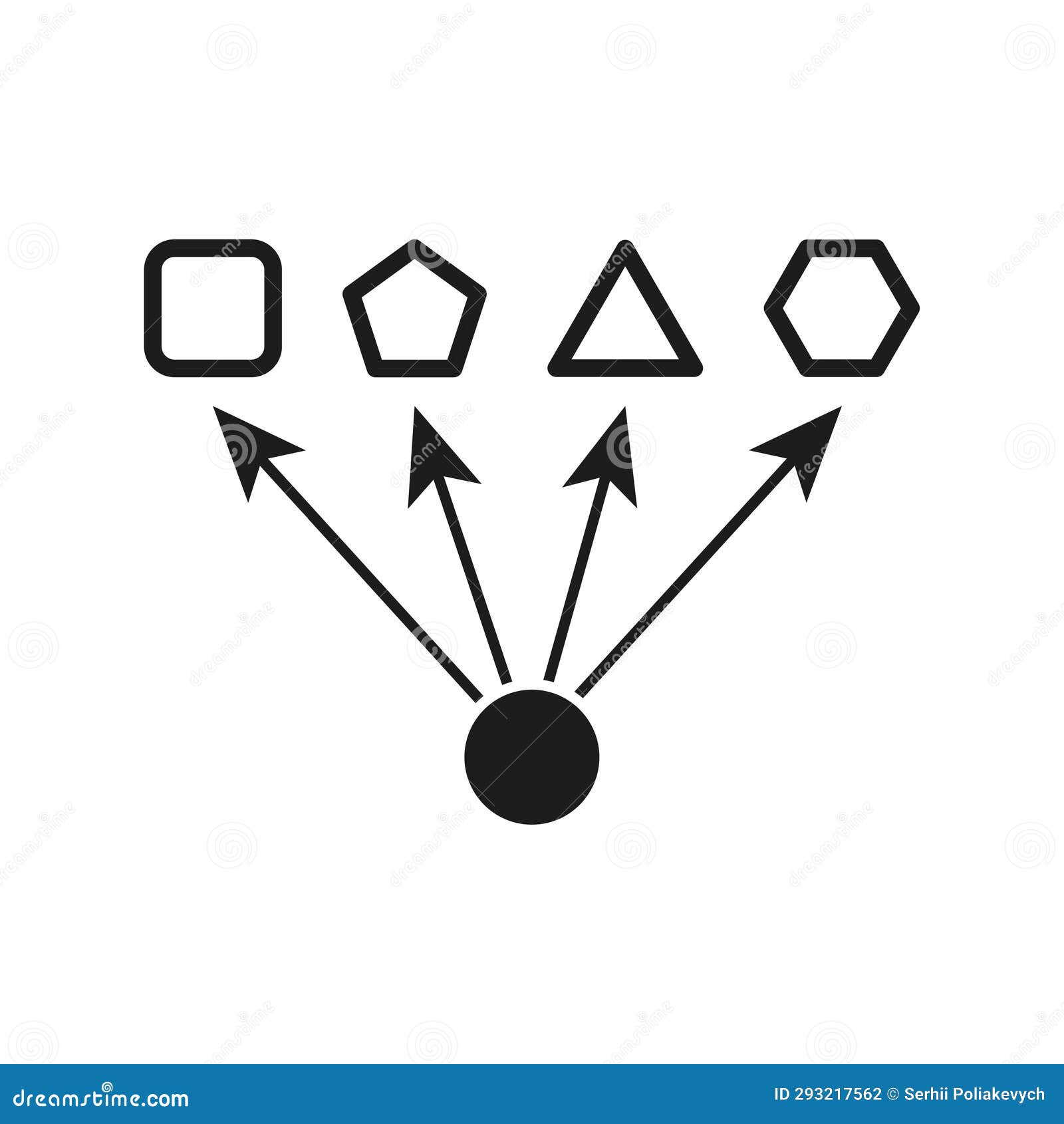 Change Icon. Selection of Different Shapes. Vector Illustration. EPS 10 ...
