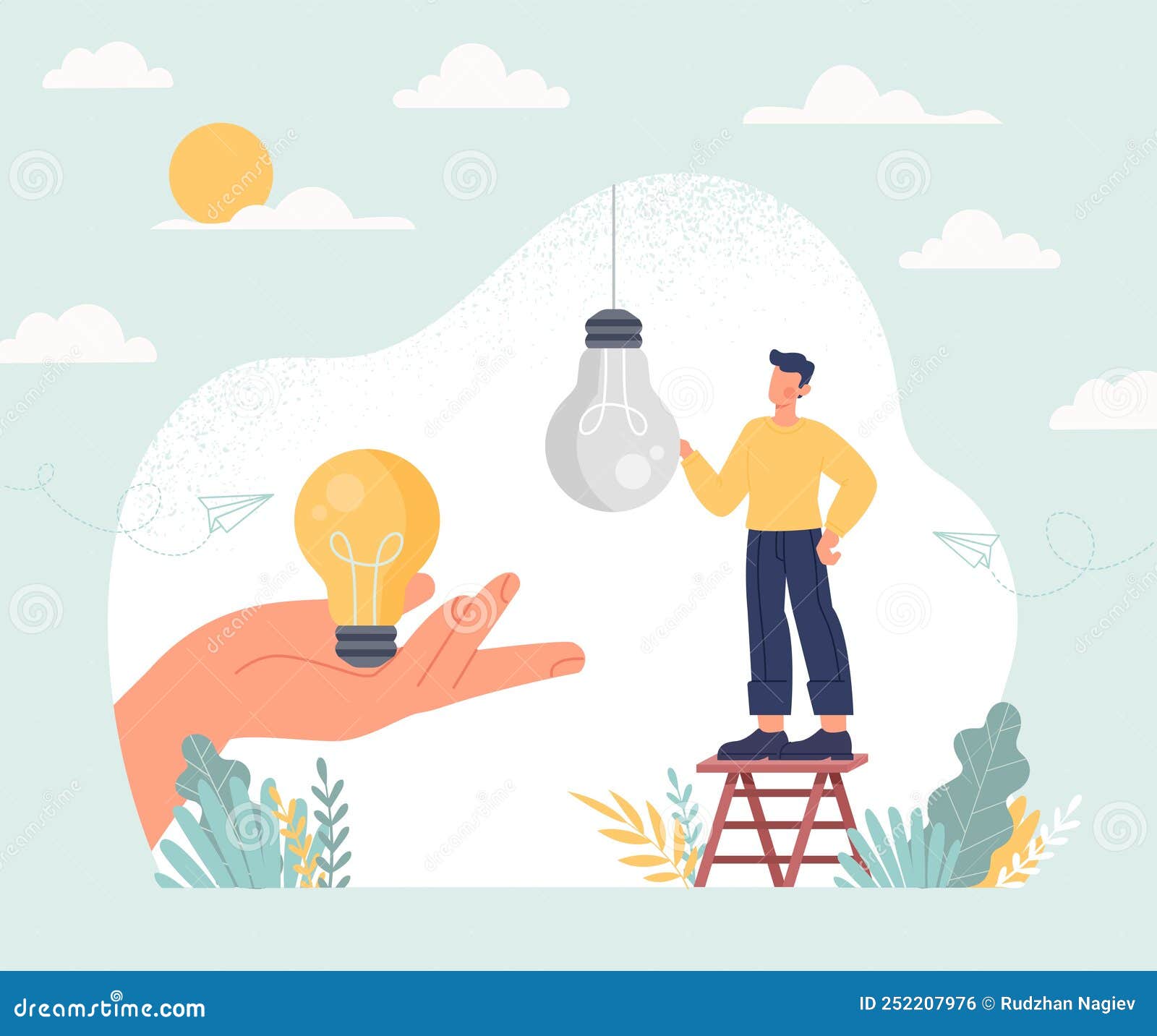 Change innovation concept stock vector. Illustration of career - 252207976