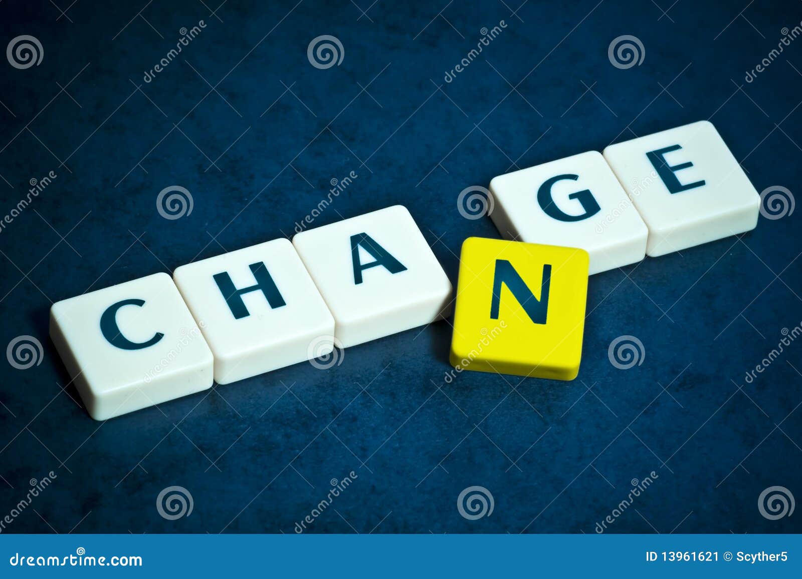 Change Letters stock image. Image of scrabble, tridimensionnelle - 13961621