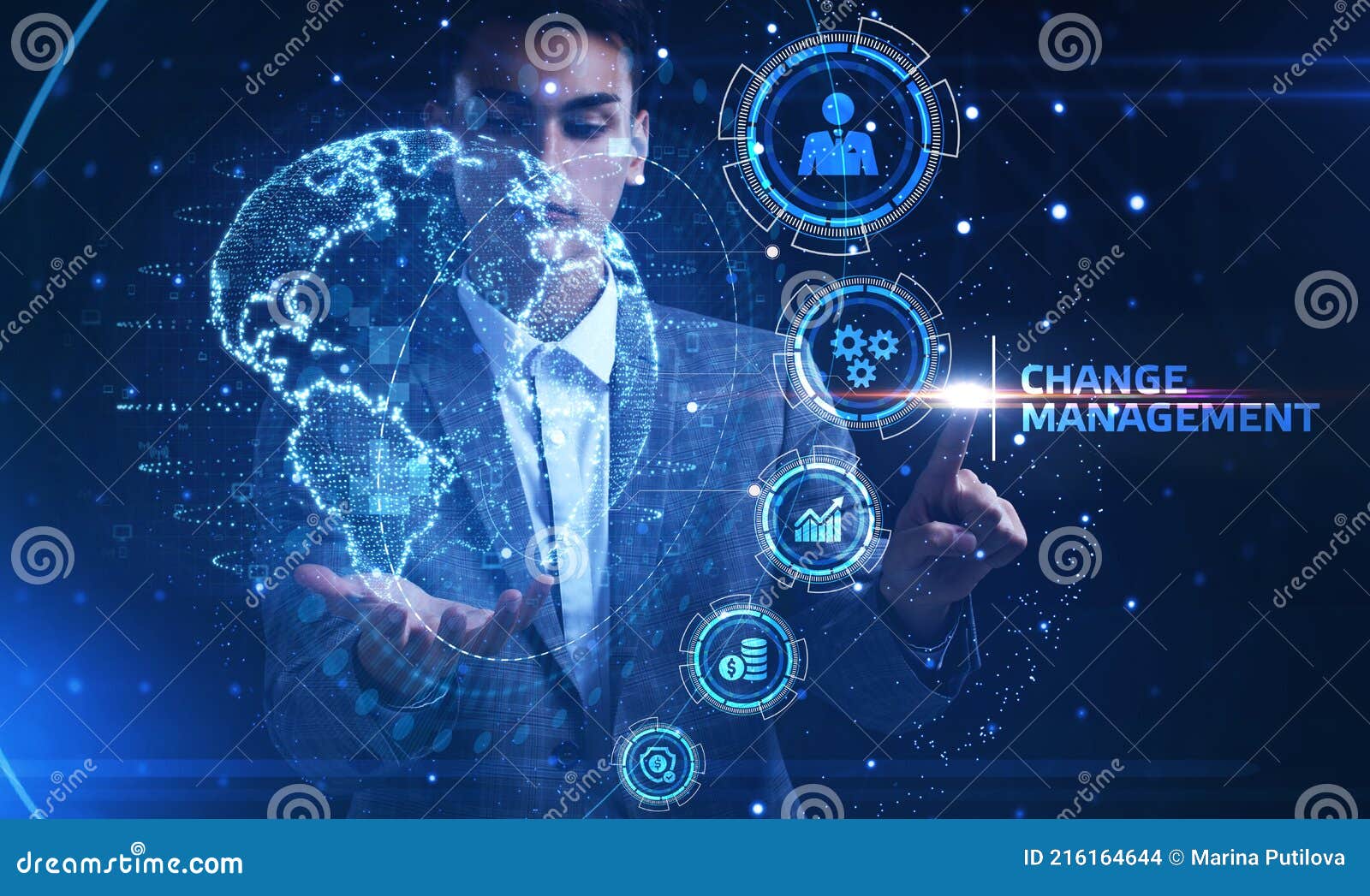 CHANGE MANAGEMENT, Business Concept. Business, Technology, Internet and ...