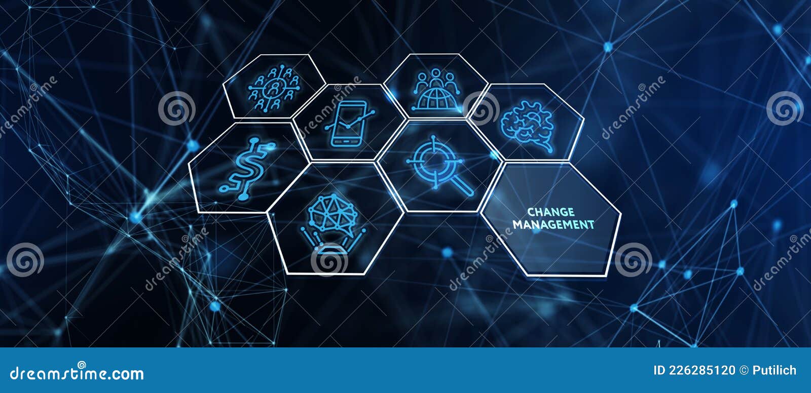 CHANGE MANAGEMENT, Business Concept. Business, Technology, Internet and ...