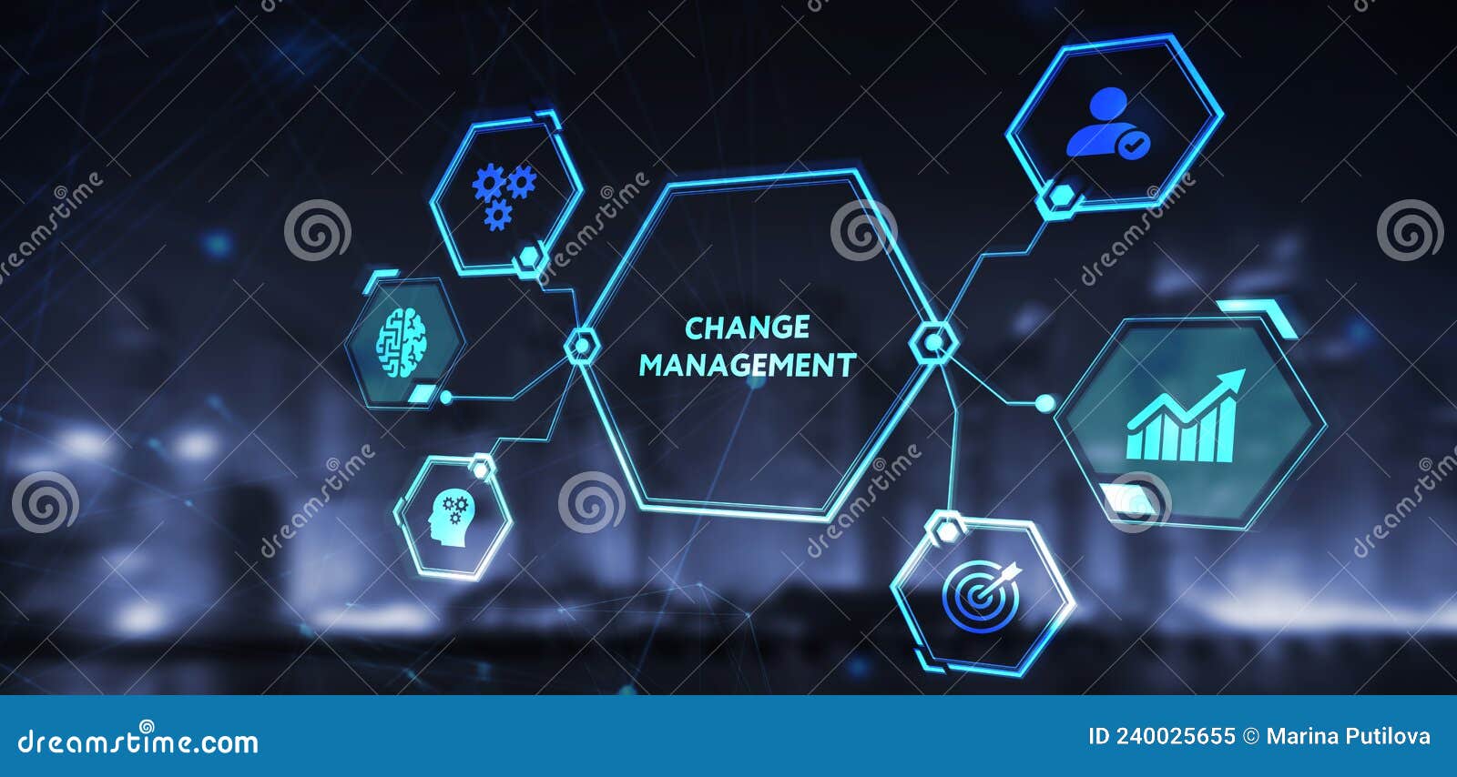 CHANGE MANAGEMENT, Business Concept. Business, Technology, Internet and ...