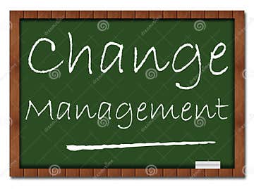 Change Management Classroom Board Stock Illustration - Illustration of ...