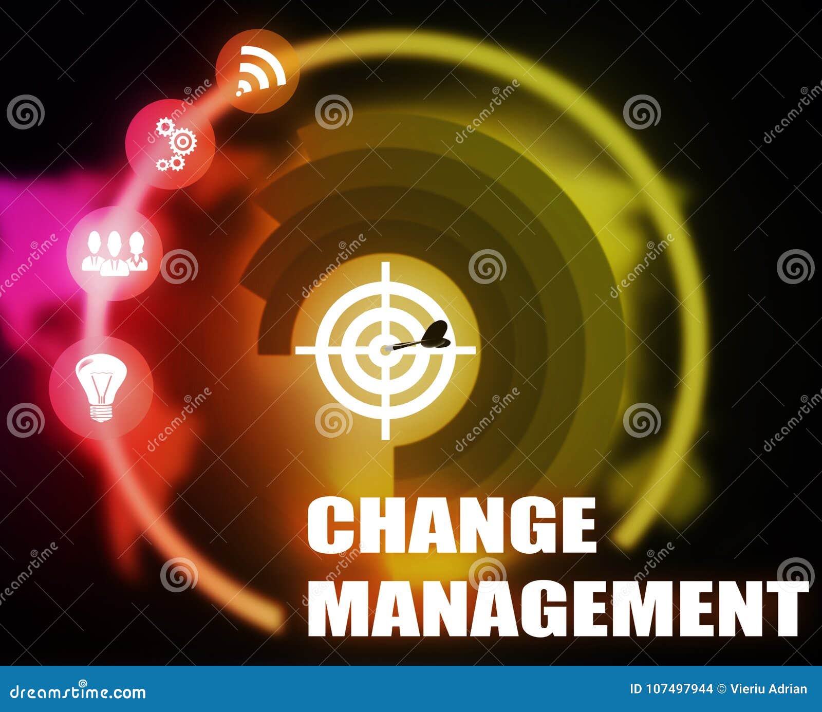 Change Management Concept Plan Graphic Stock Illustration ...