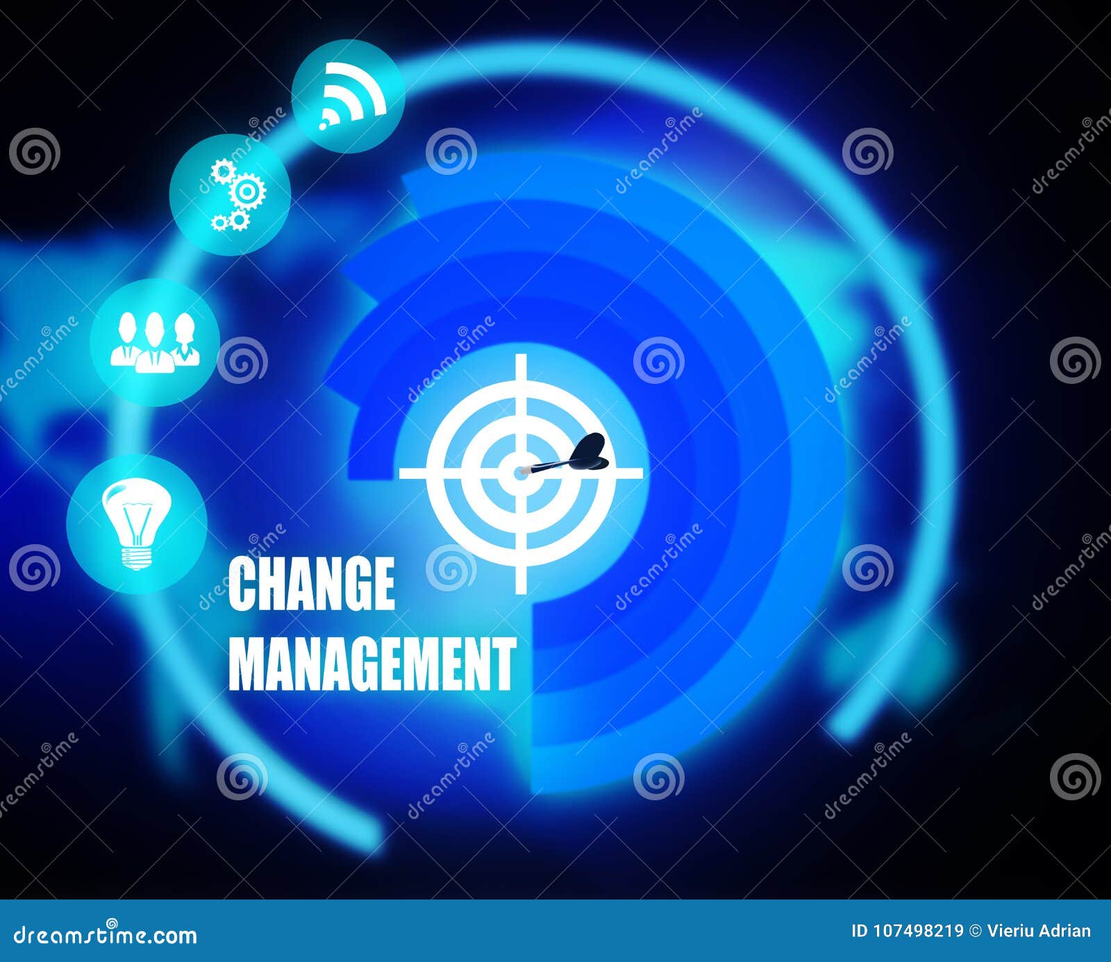 Change Management Concept Plan Graphic Stock Illustration ...