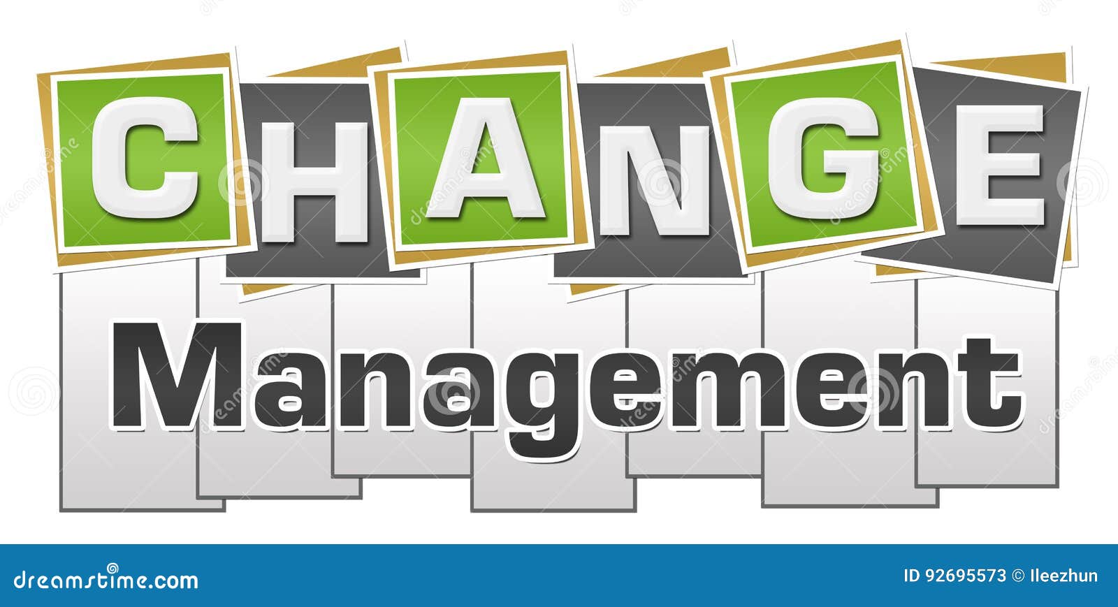 Change Management Green Grey Squares Stripes Stock Illustration ...