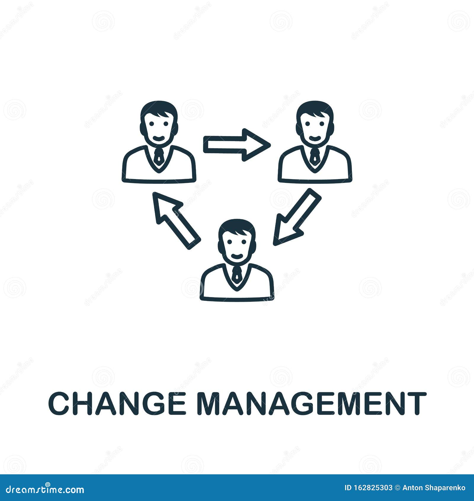Change Management Icon Outline Style. Thin Line Creative Change ...