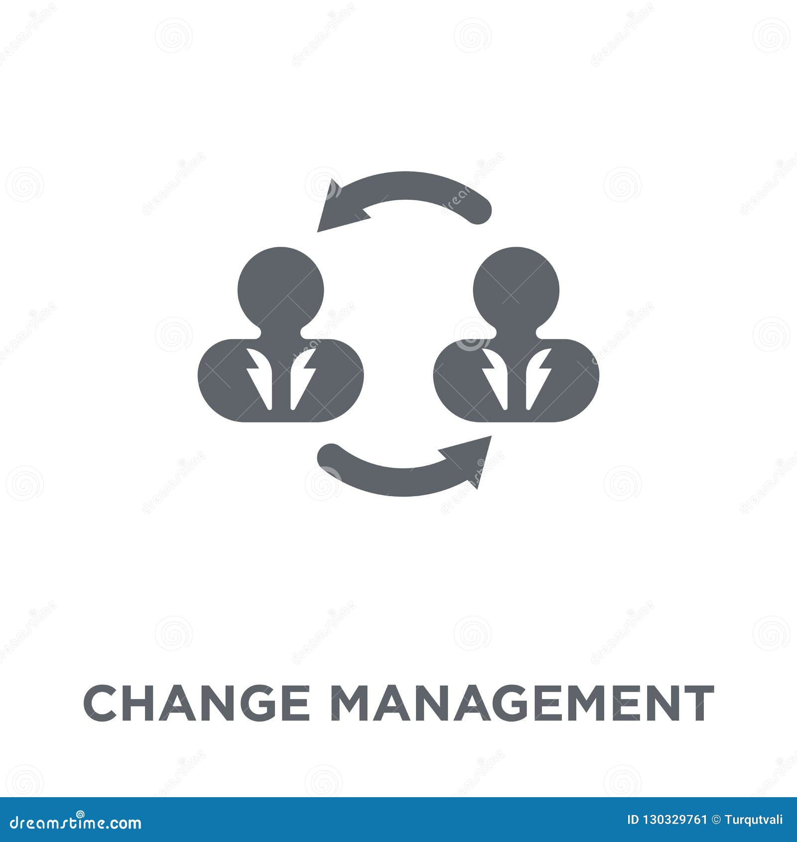 Change Management Icon From Time Managemnet Collection. Cartoon Vector ...