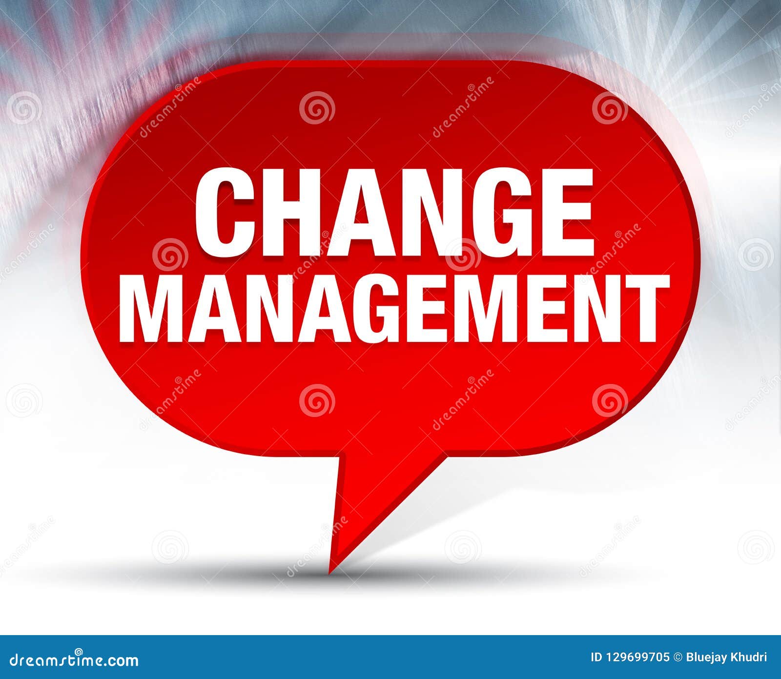 Change Management Red Bubble Background Stock Illustration ...