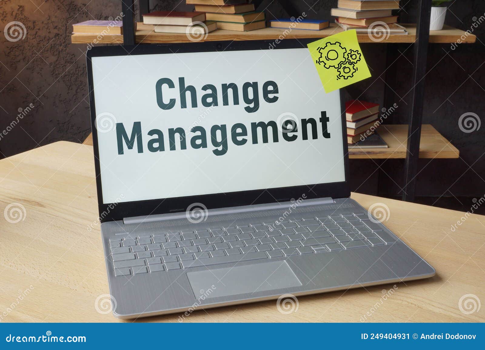 Change Management is Shown Using the Text Stock Image - Image of ...