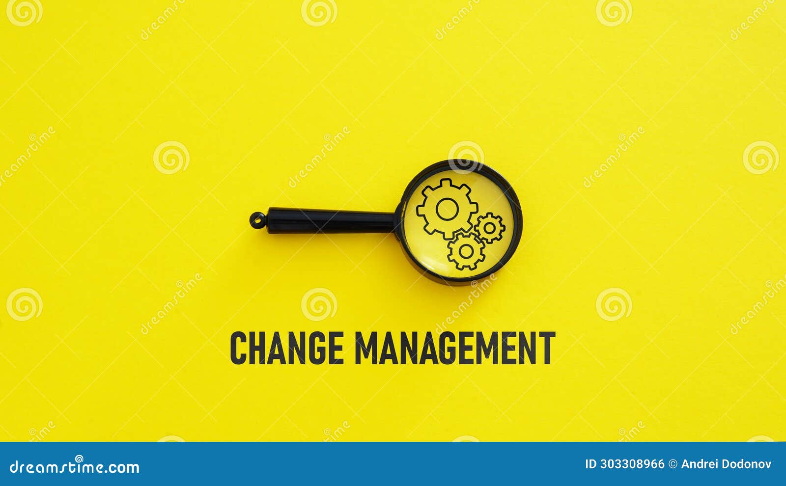 Change Management is Shown Using the Text Stock Illustration ...