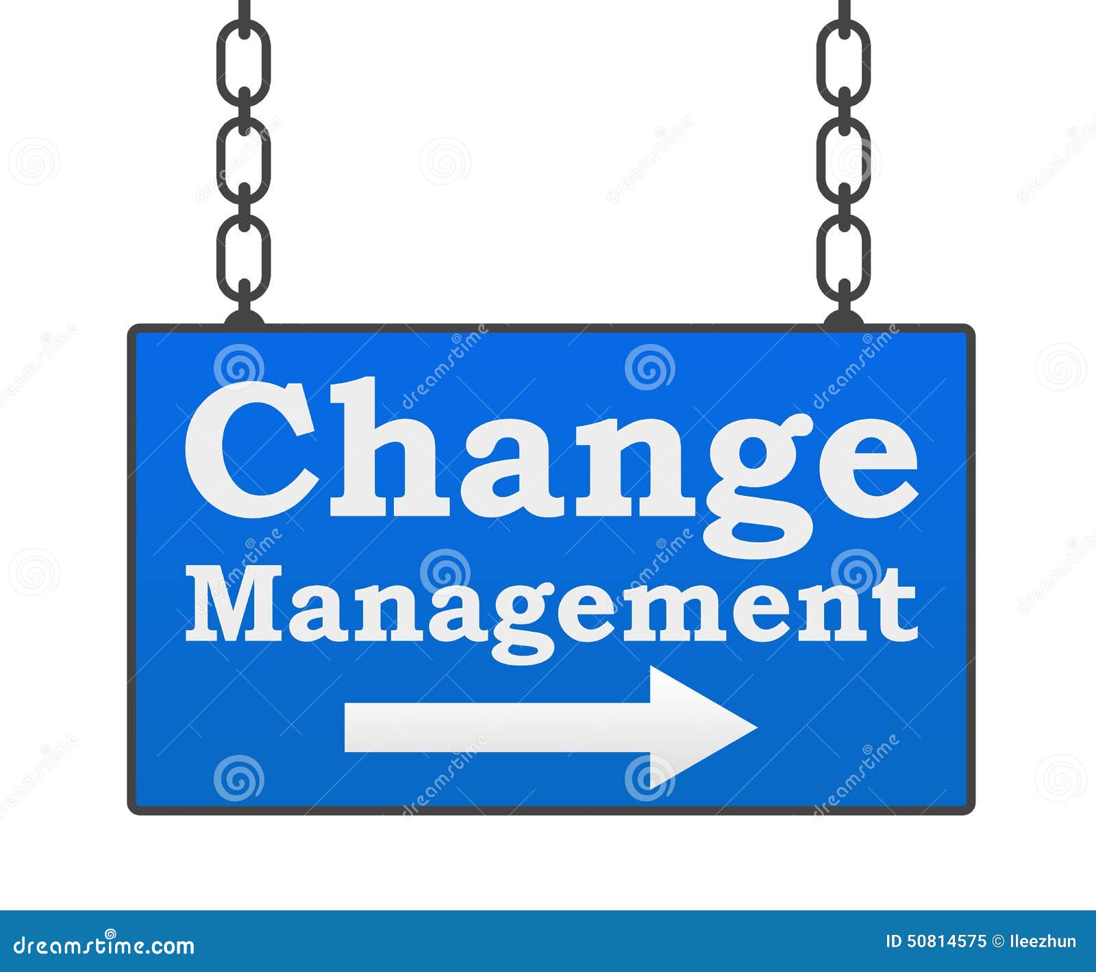 Change Management Signboard Stock Illustration - Illustration of lean ...