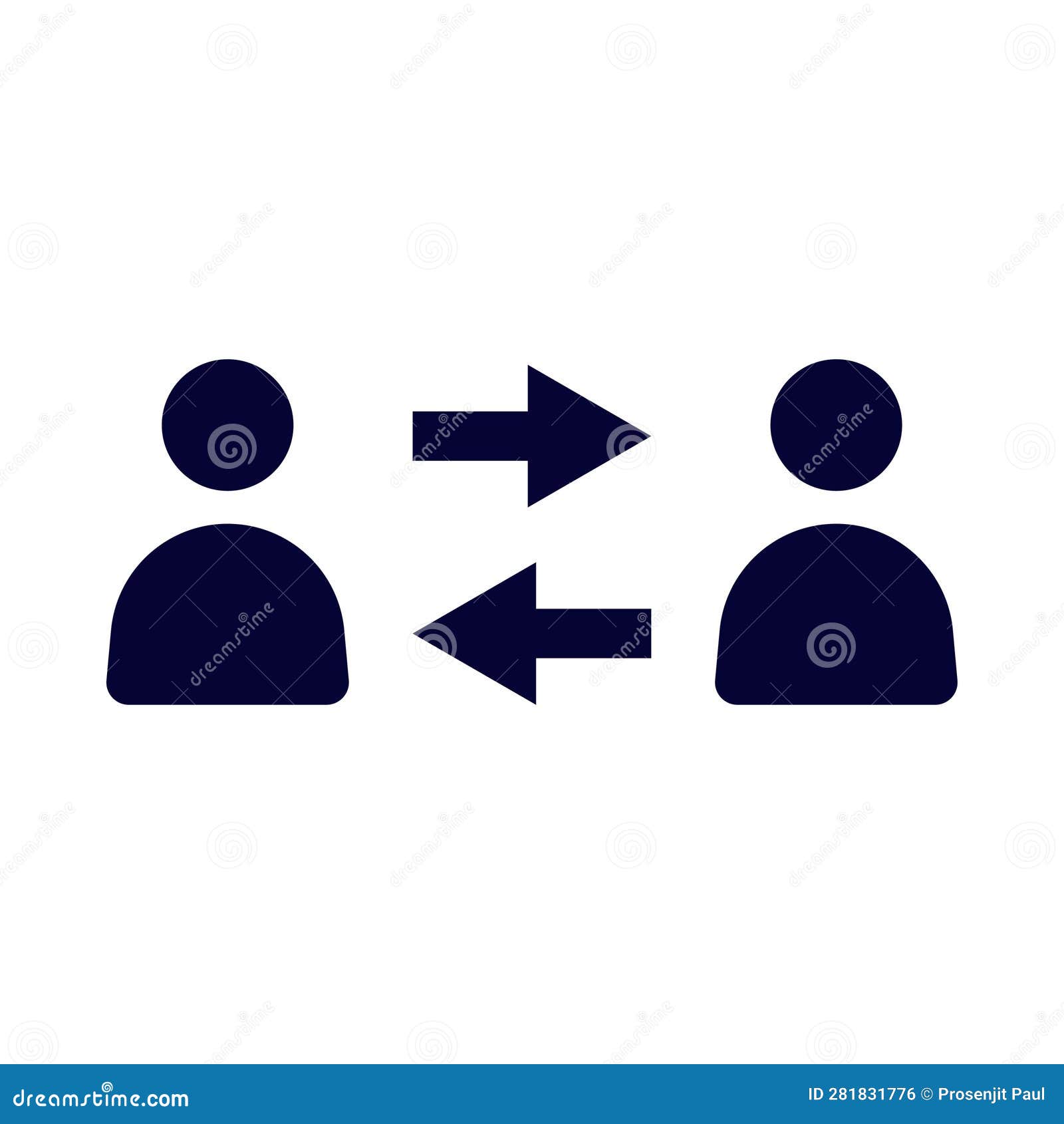 Change Management, Transfer, Communication, People, Persons Icon Stock ...