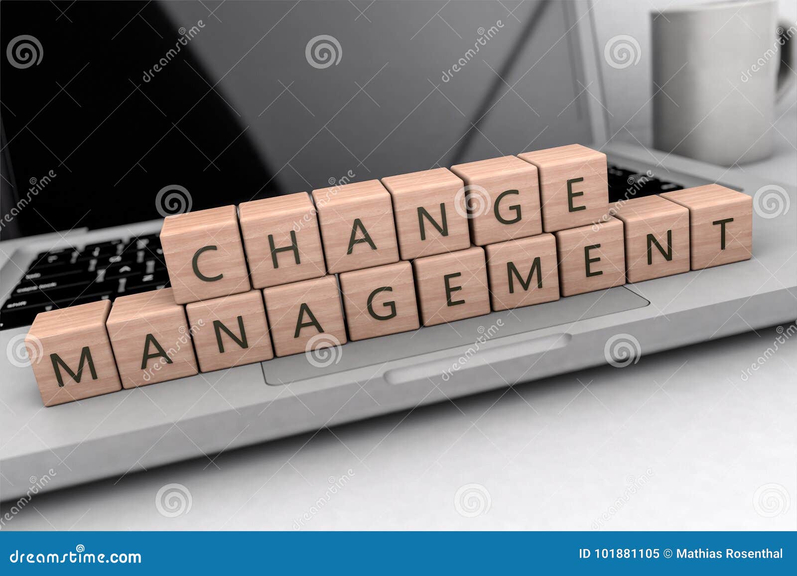 Change Management Text Concept Stock Illustration - Illustration of ...