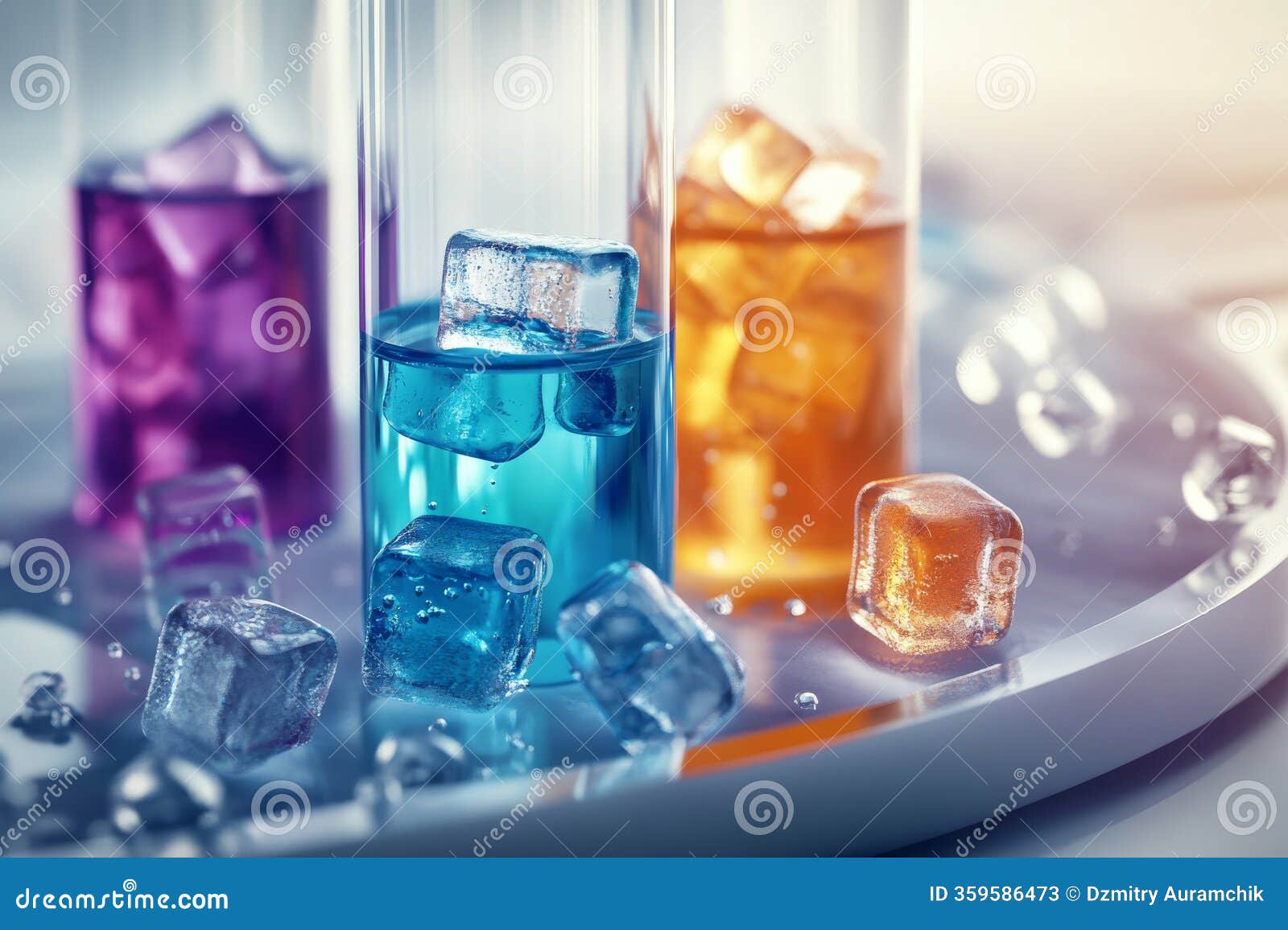 The Change of Matter through Solid, Liquid, and Gas States, Highly ...