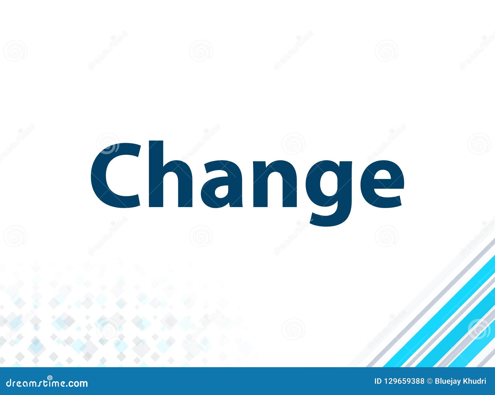 Change Modern Flat Design Blue Abstract Background Stock Illustration ...