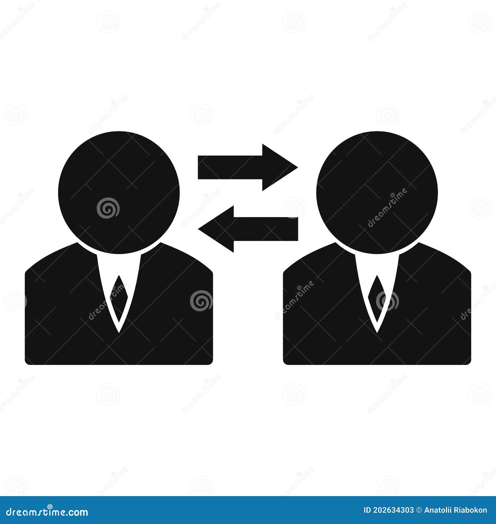 Change Office Worker Icon, Simple Style Stock Vector - Illustration of ...