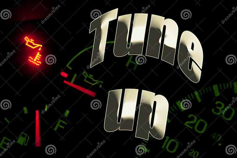Change Oil Service Engine Light Tune Up Stock Illustration ...