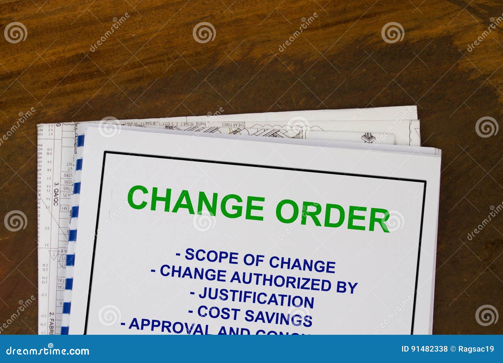 Change Order stock photo. Image of learn, procurement - 91482338