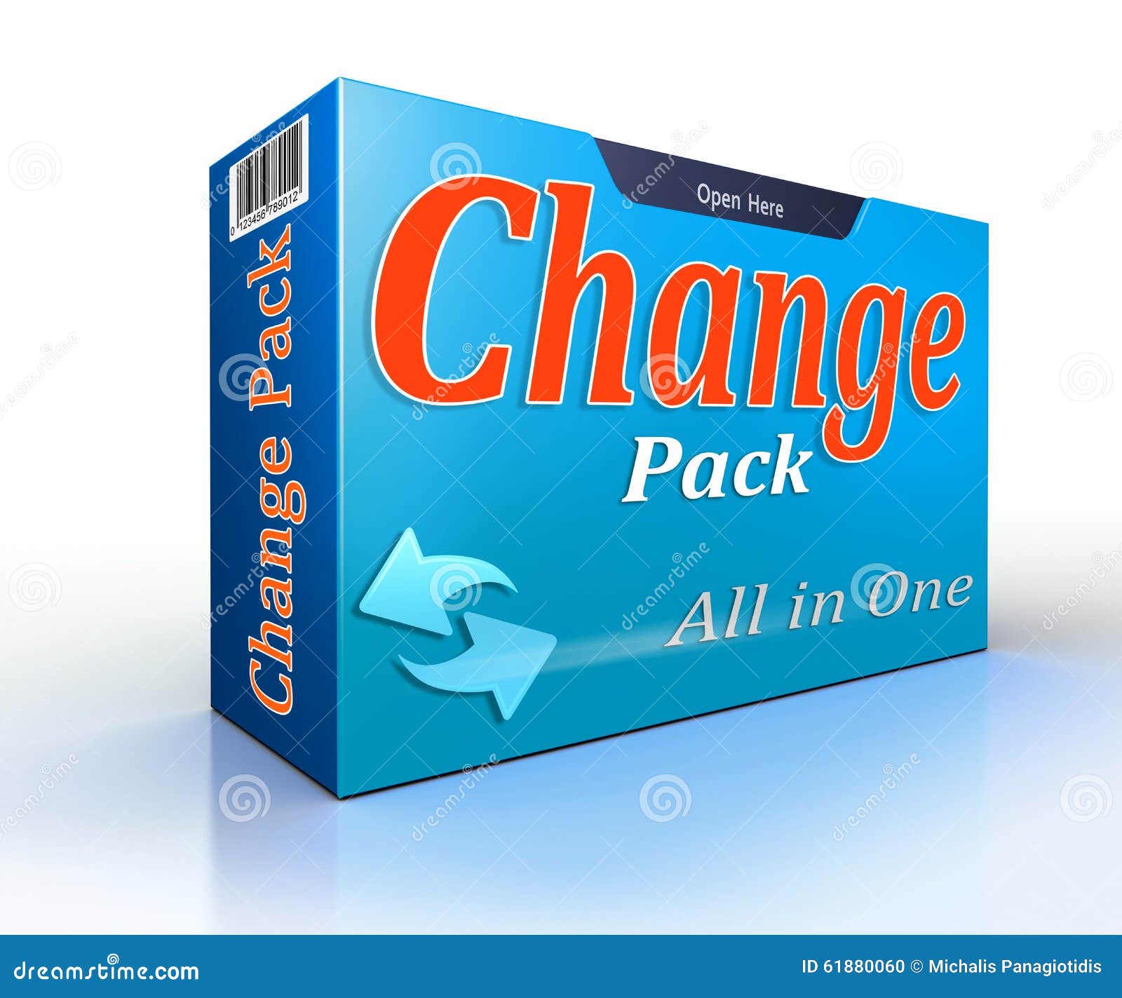 Change Pack Conceptual Offer Pack Stock Illustration - Illustration of ...