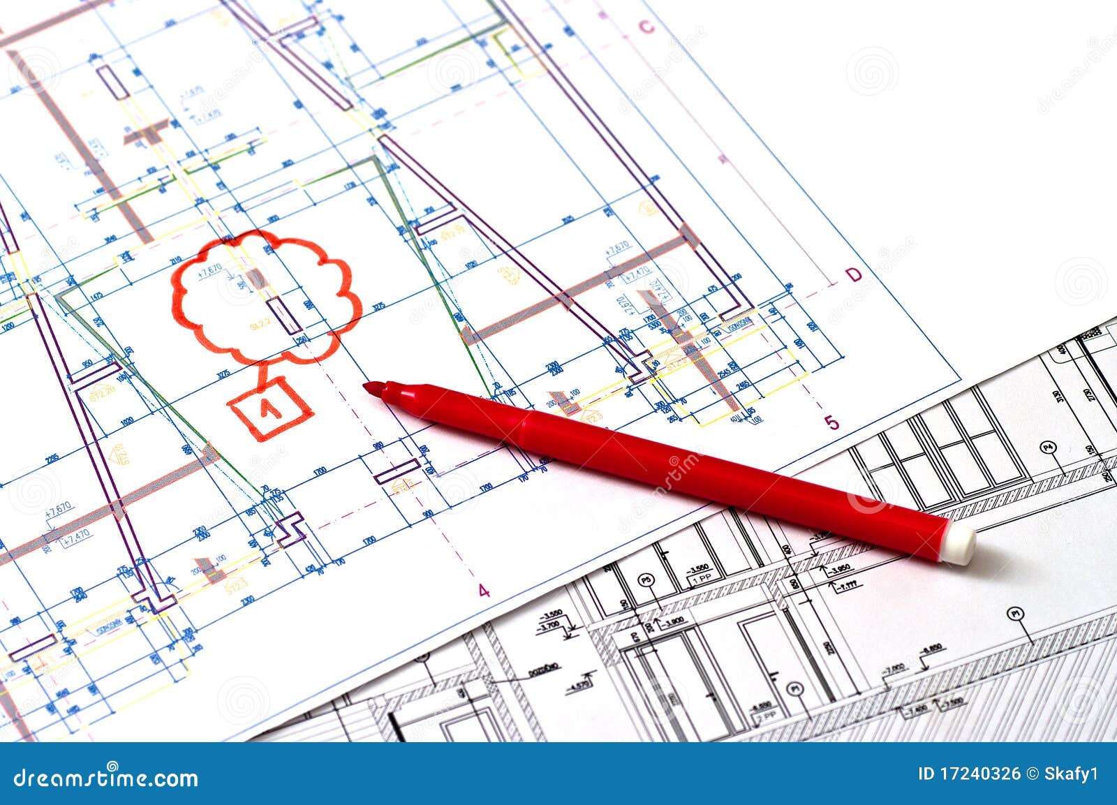 Change of plan stock photo. Image of colour, commerce - 17240326