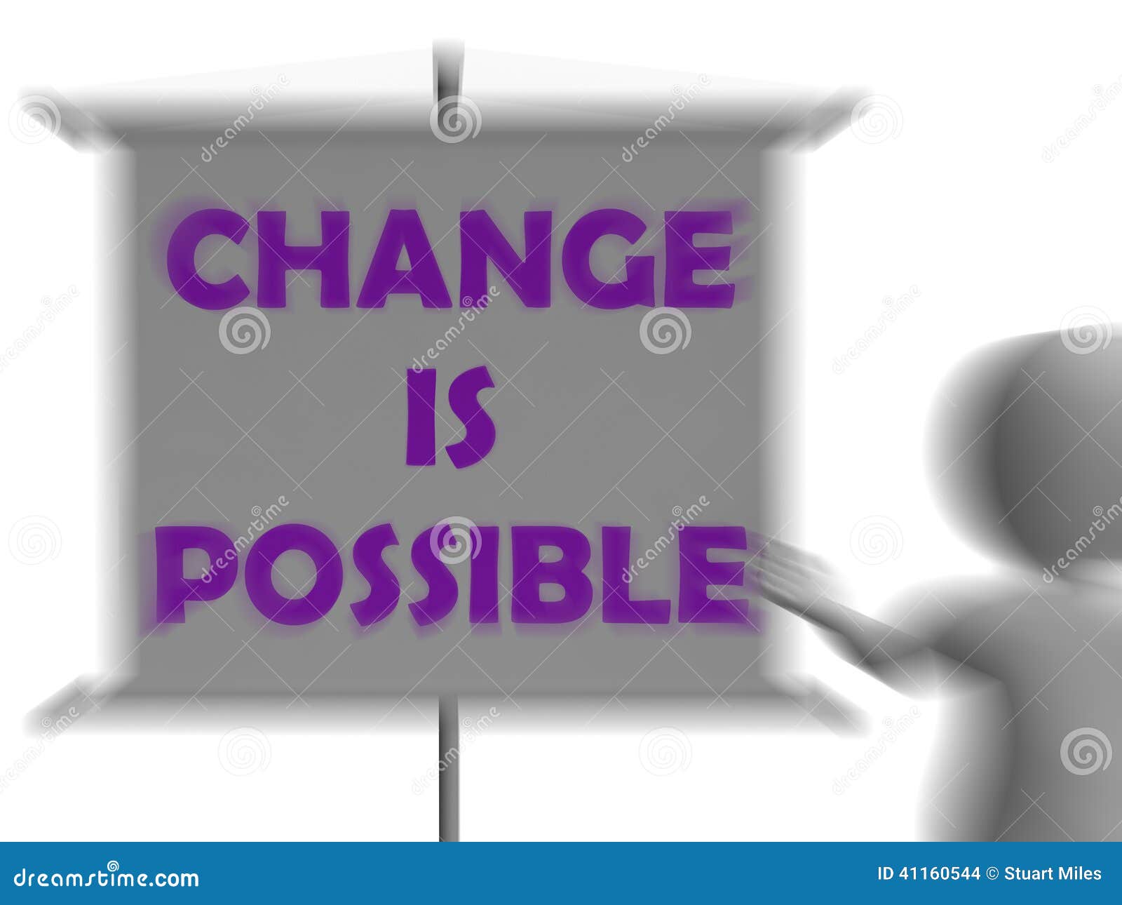 Change is Possible Board Displays Possible Improvement Stock ...