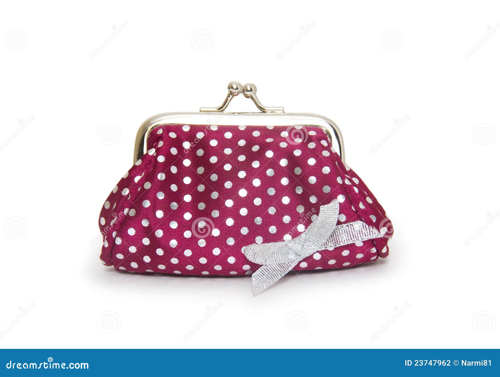 Change Purse Isolated on White Background Stock Photo - Image of ...
