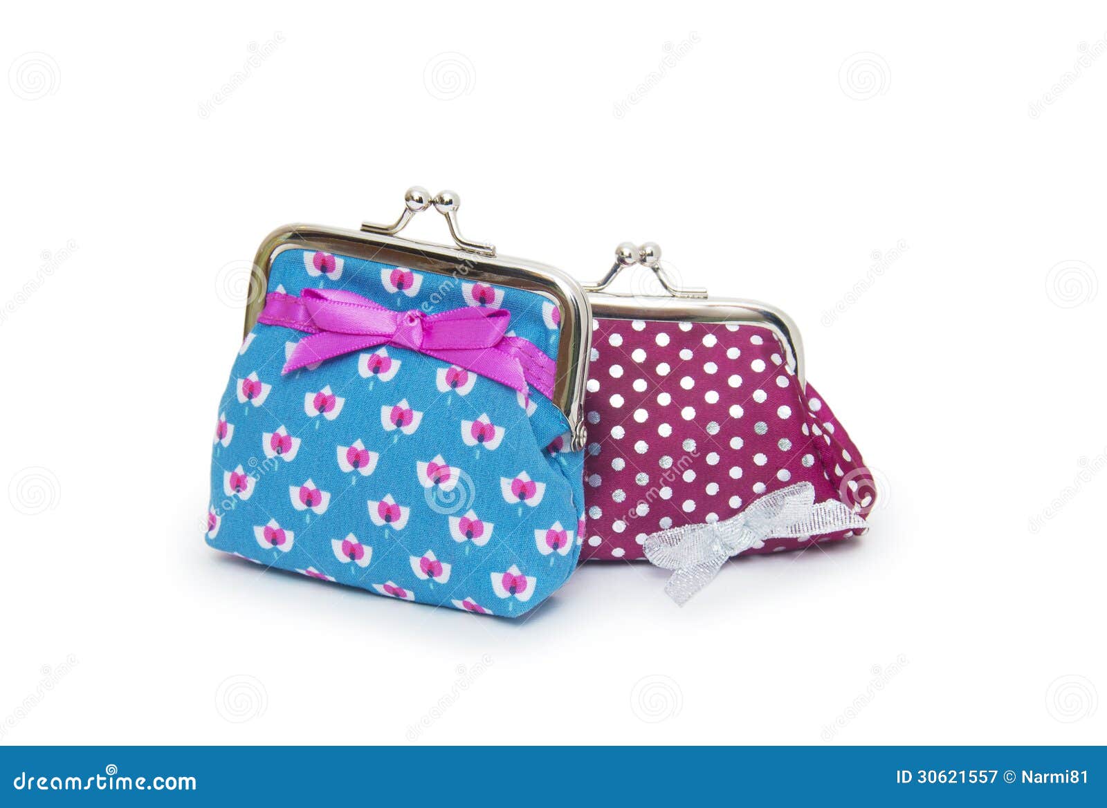 Change Purses on White Background Stock Image - Image of beauty ...