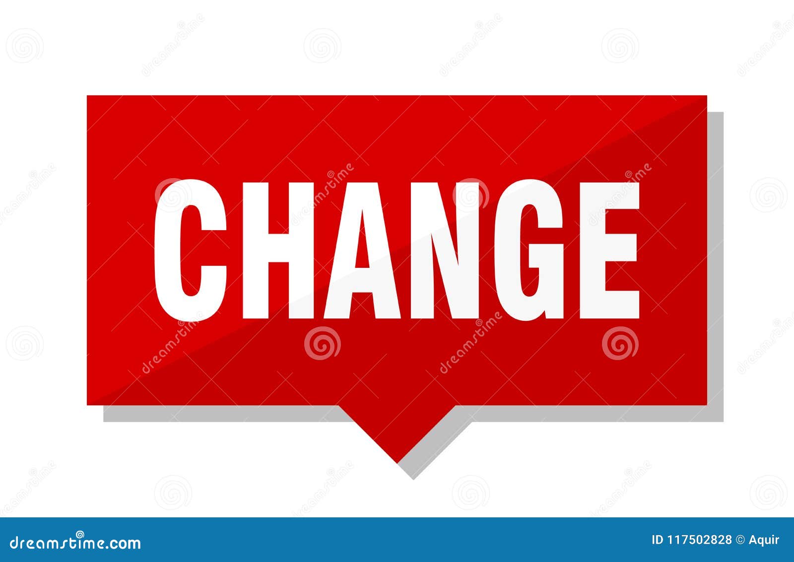 Change red tag stock vector. Illustration of insignia - 117502828