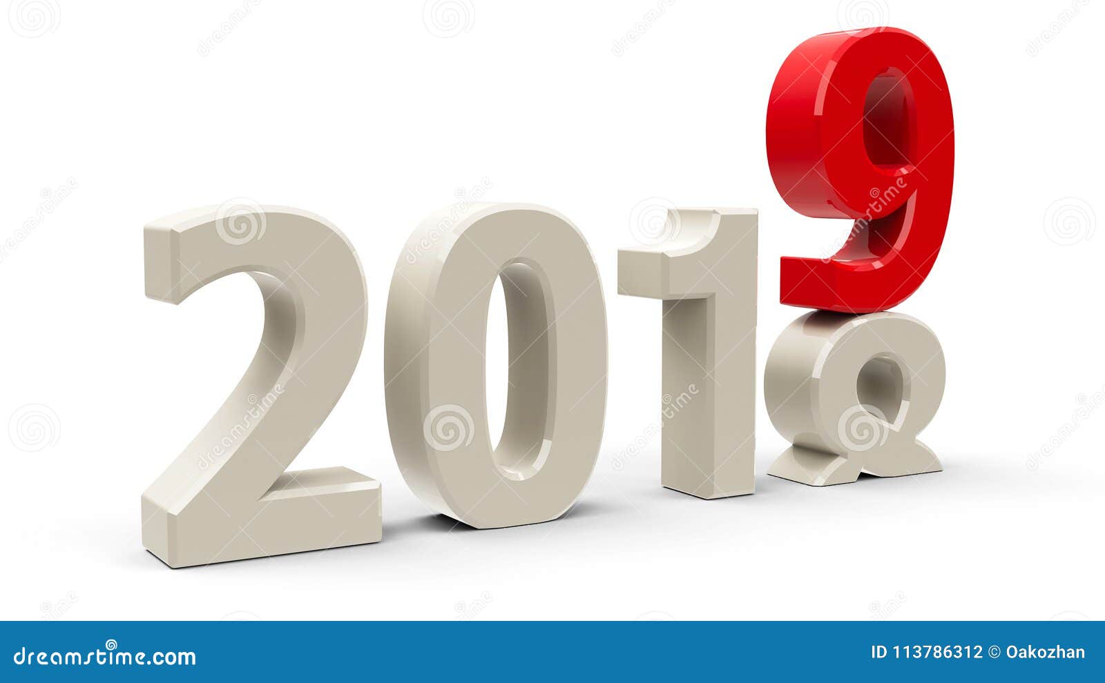 2018-2019 2 stock illustration. Illustration of business - 113786312