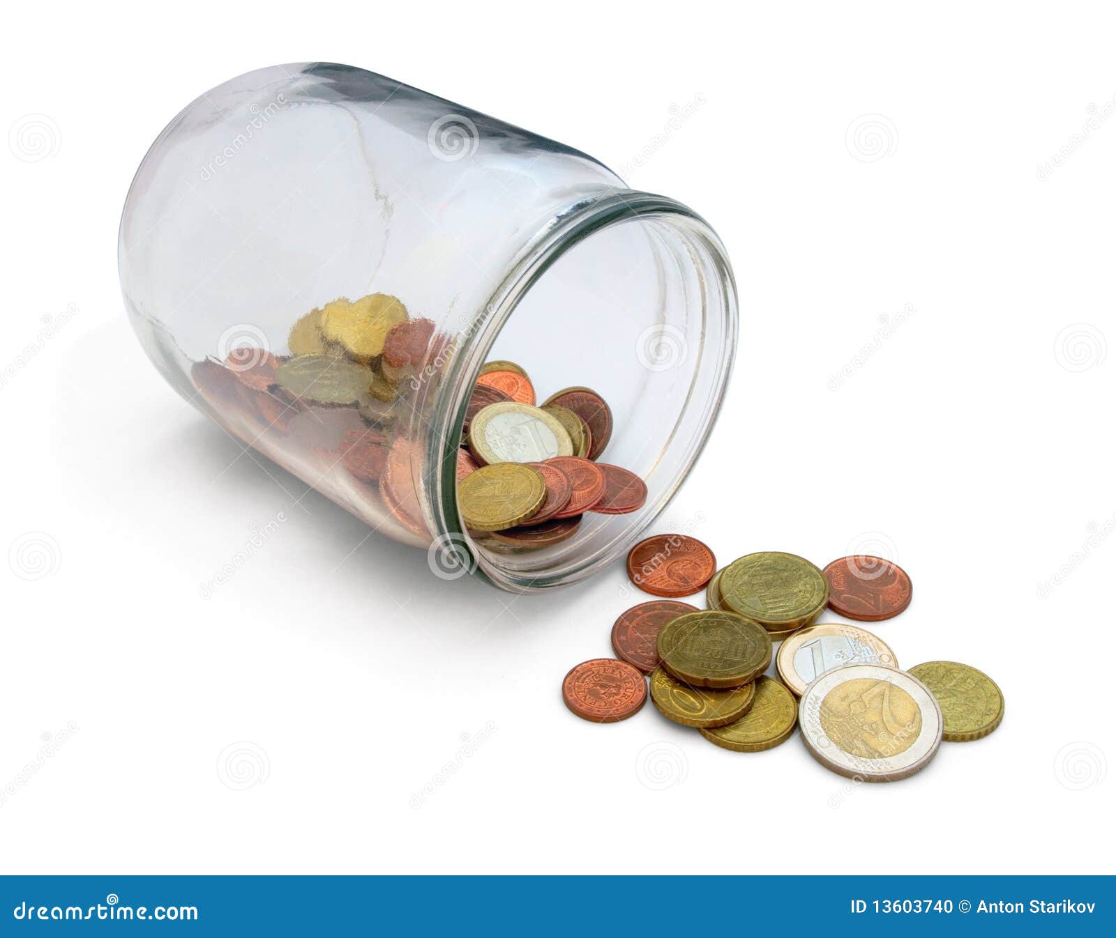 Change saving jar stock photo. Image of currency, isolated - 13603740