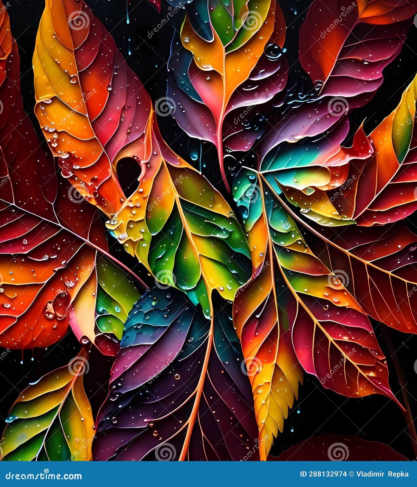 Change of Seasons - AI Generated Art Stock Illustration - Illustration ...