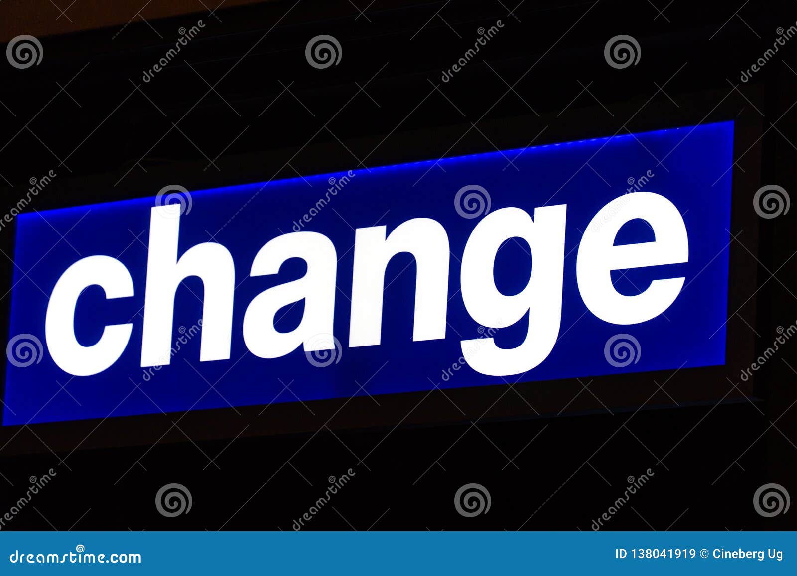 Money exchange signage stock illustration. Illustration of airport ...
