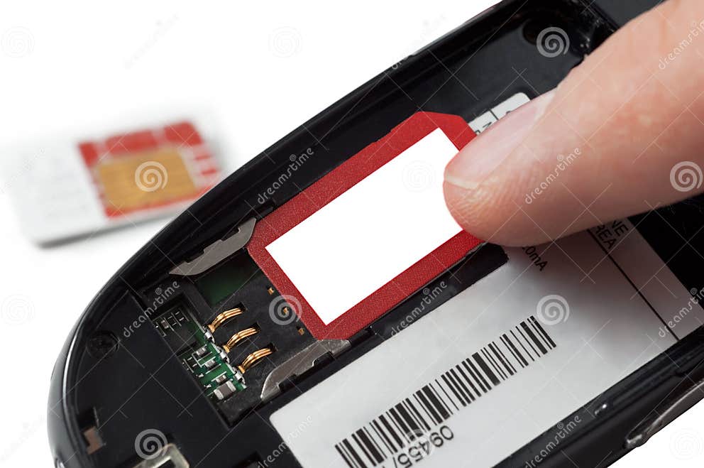 Change sim card stock photo. Image of chip, electrical - 17372472
