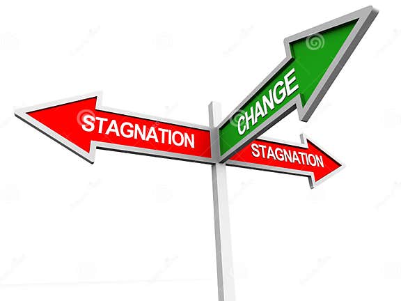 Change or stagnate stock illustration. Illustration of street - 27846410