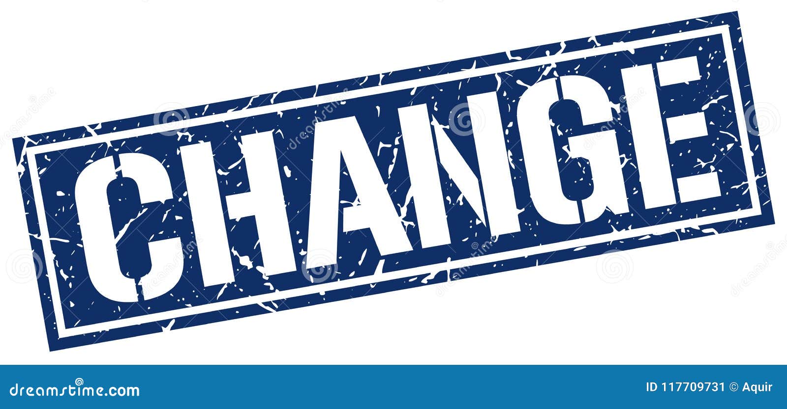 Change stamp stock vector. Illustration of stamp, vector - 117709731