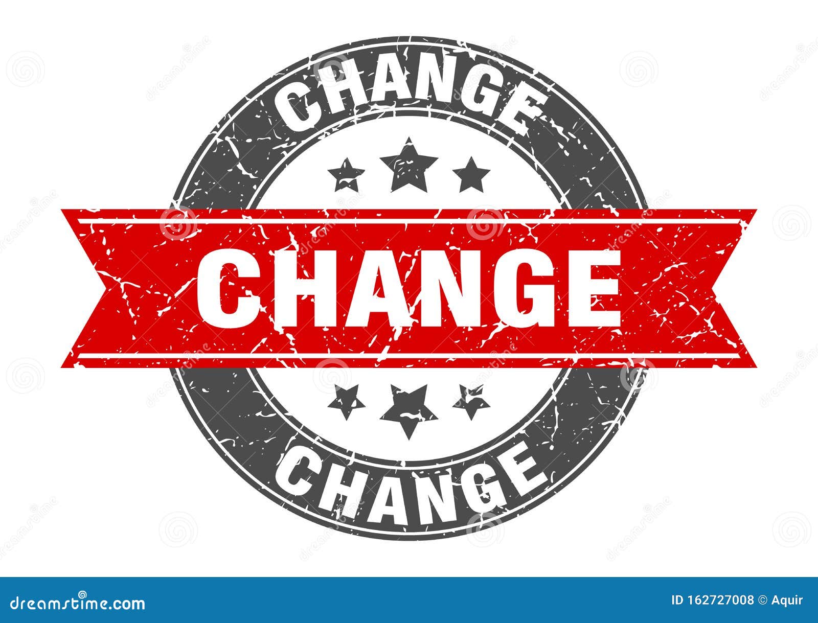 Change stamp stock vector. Illustration of isolated - 162727008