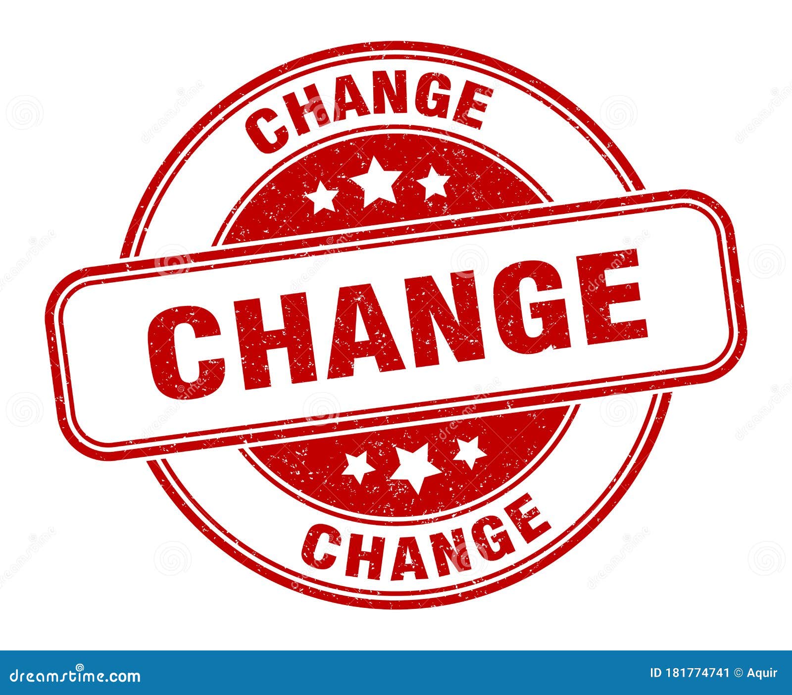 Change Stamp. Change Round Grunge Sign Stock Vector - Illustration of ...
