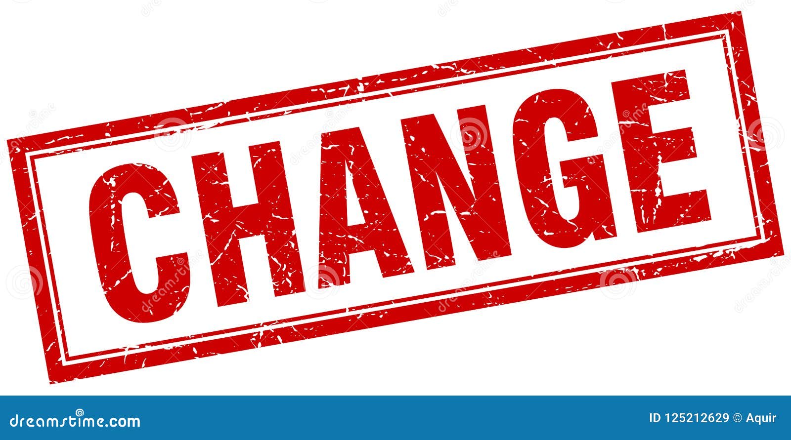 Change stamp stock vector. Illustration of retro, vector - 125212629