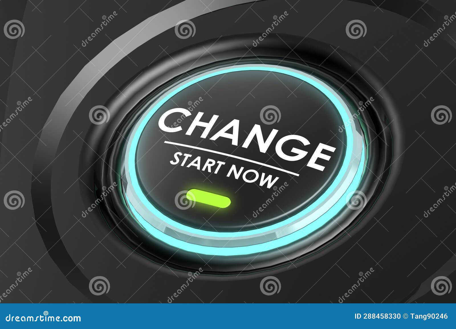 Change Start Now on Black Button Stock Illustration - Illustration of ...