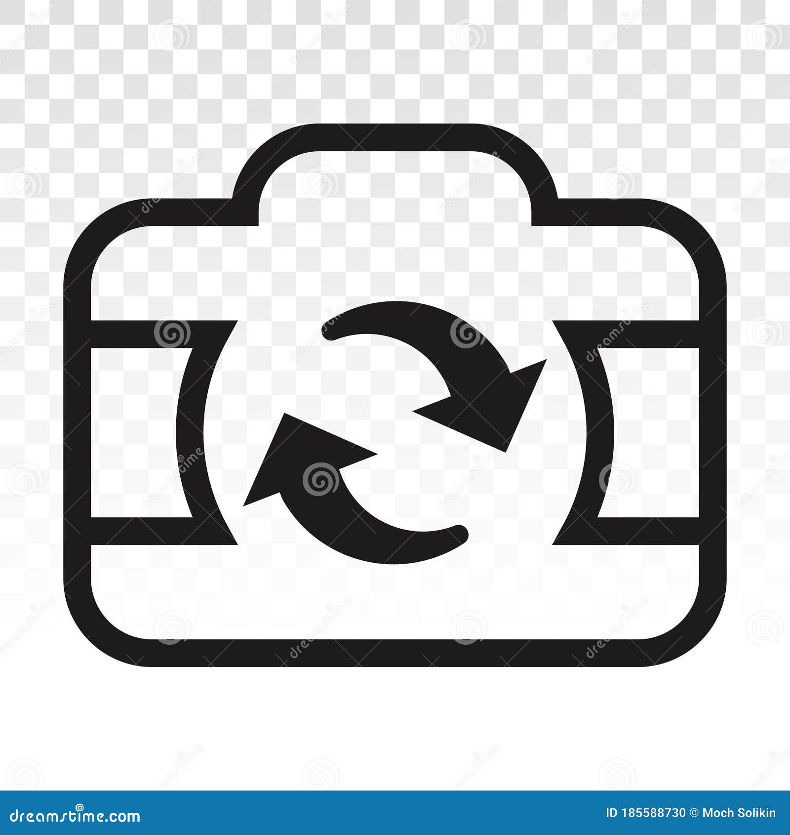 Change or Switch Camera Icon for Apps or Website Stock Vector ...
