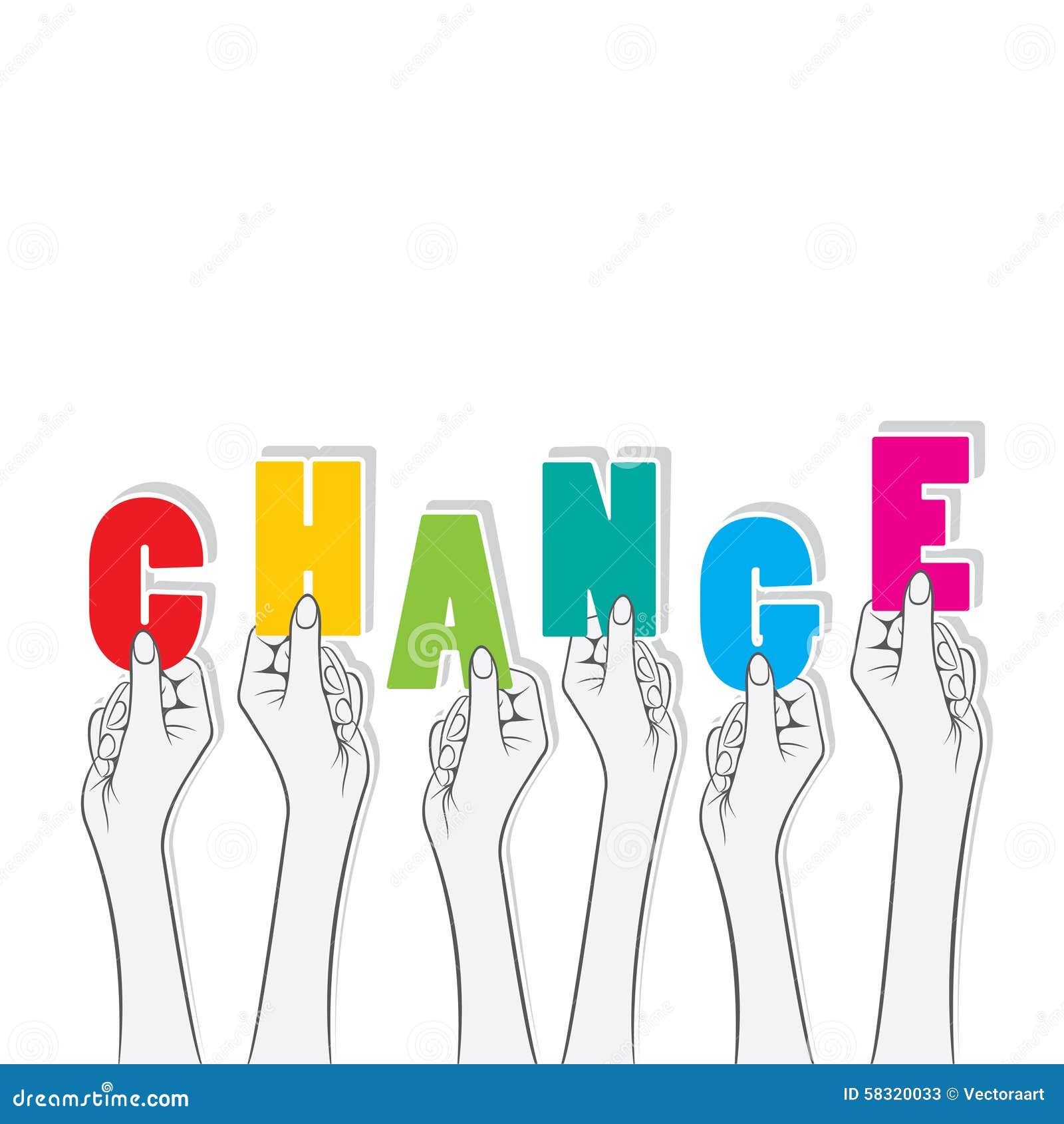 Change text banner design stock vector. Illustration of move - 58320033