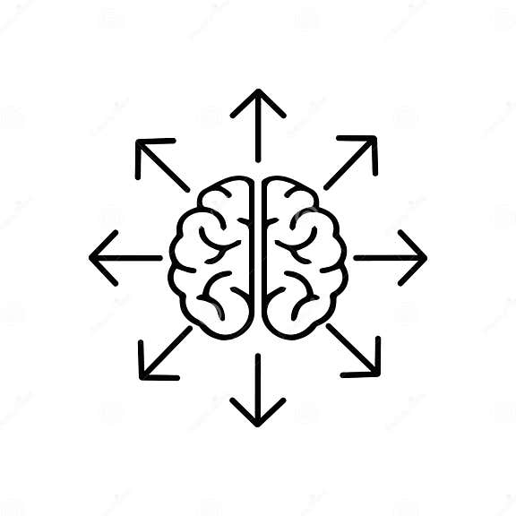Change thinking icon stock illustration. Illustration of mind - 262513349